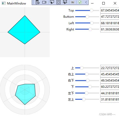 WPF实现能自由改变形状的四边形和六边形 - 乐耶园